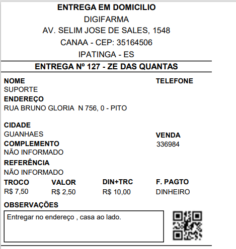 CONTROLE DE ENTREGAS | Base de Conhecimento