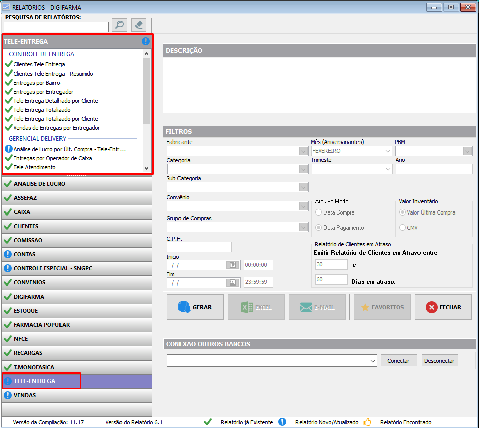 CONTROLE DE ENTREGAS | Base de Conhecimento
